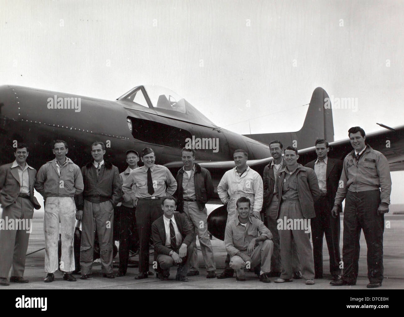 This photo shows the Ryan XF2R Dark Shark, a prototype aircraft ...