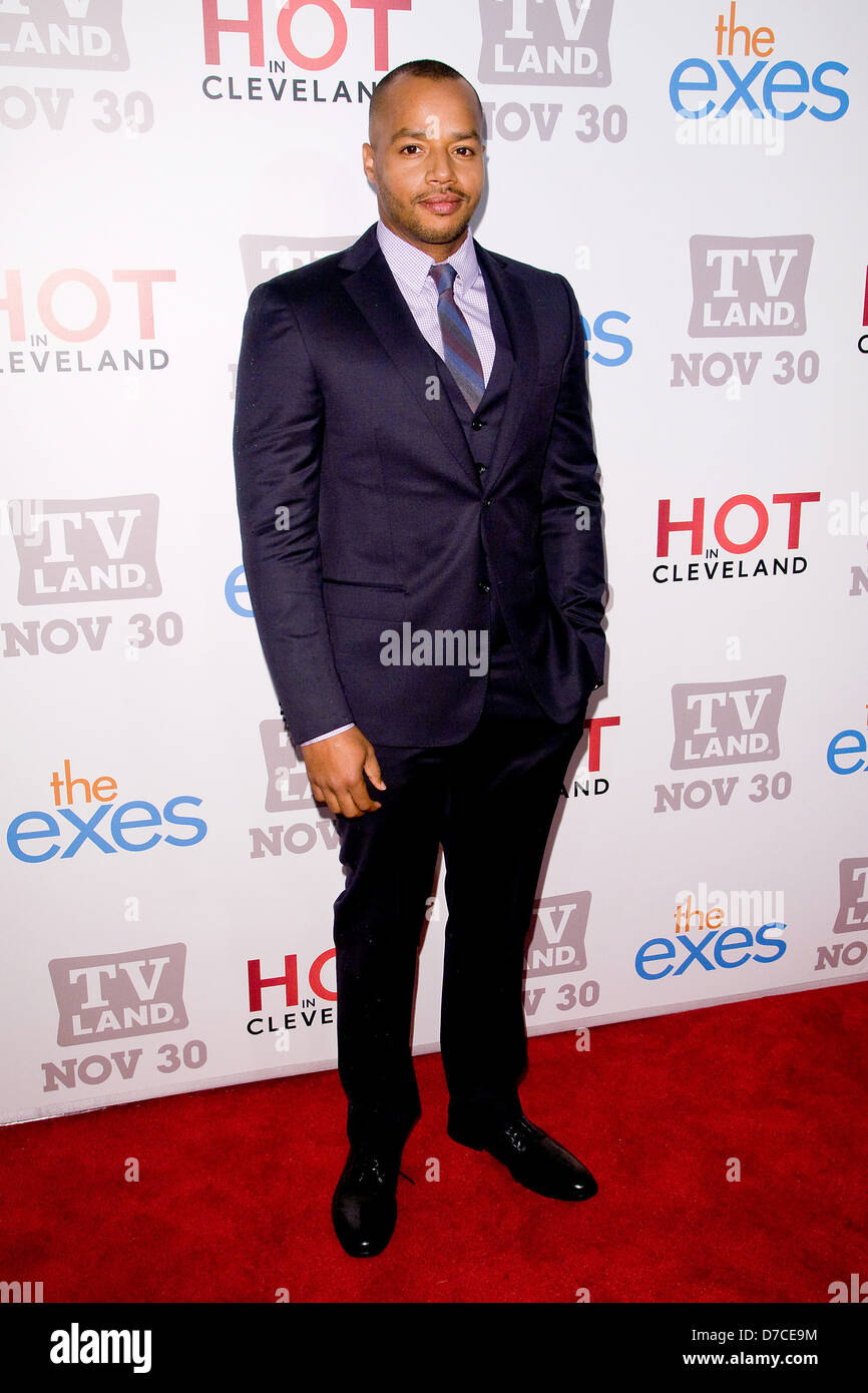 Donald Faison TV Land holiday premiere party for 'Hot in Cleveland ...