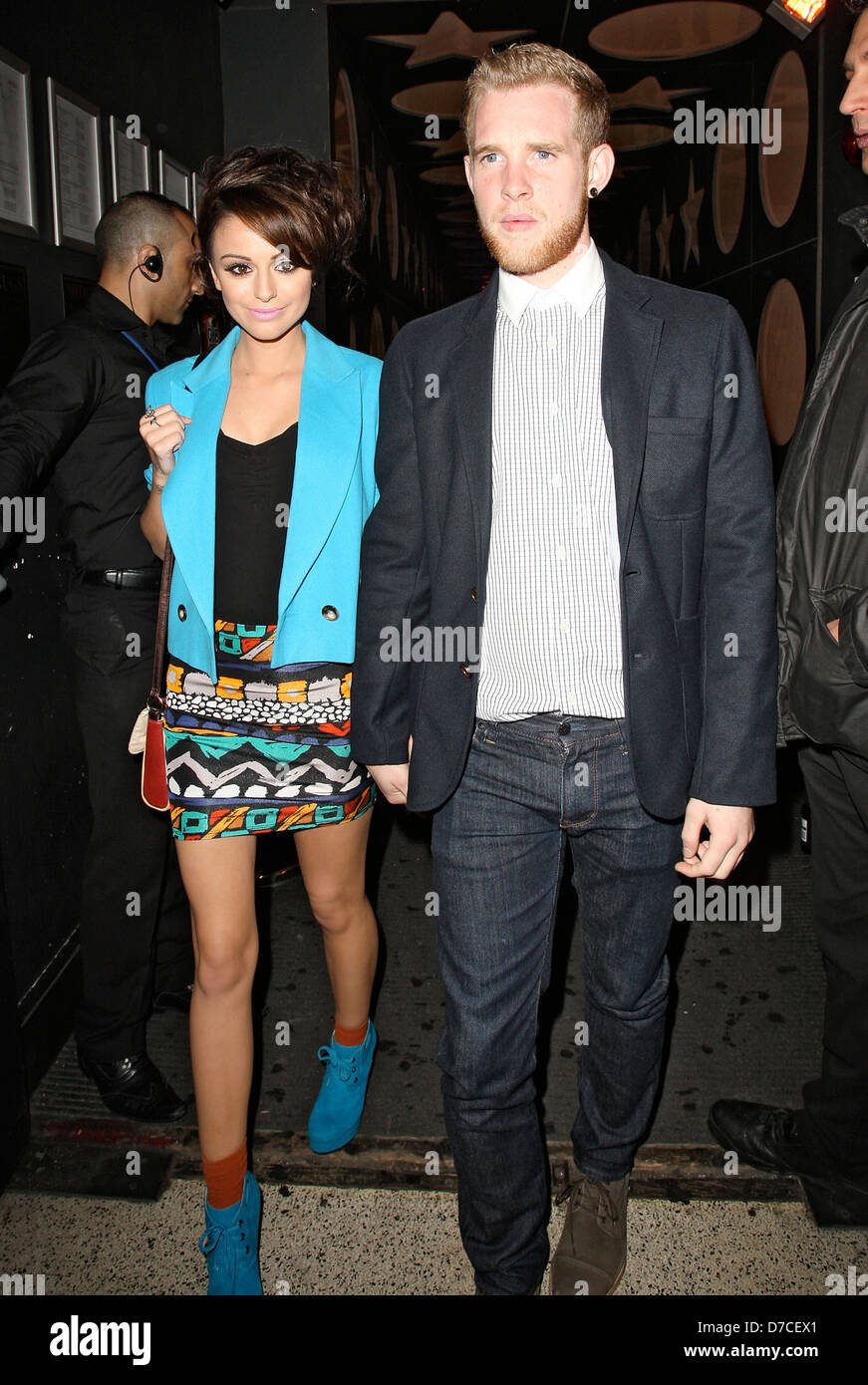 Cher Lloyd and her boyfriend Craig Monk leaving the Profile Bar in Soho ...