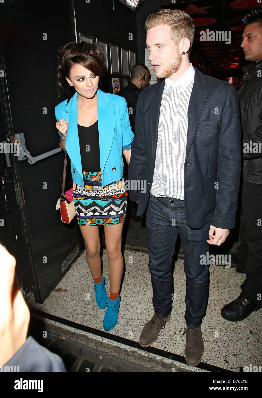 Cher Lloyd and her boyfriend Craig Monk leaving the Profile Bar in Soho ...