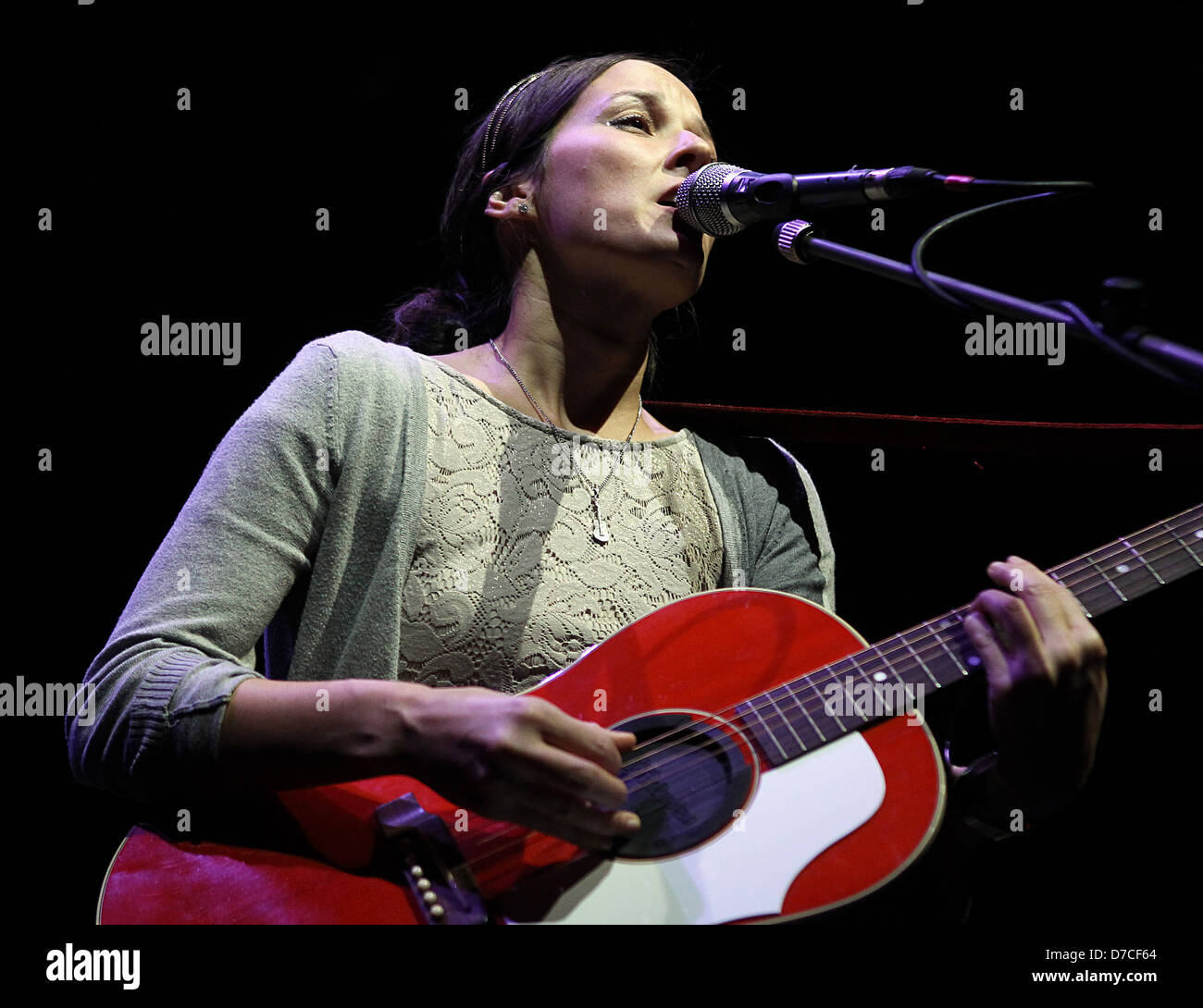 Meiko performing on stage of their 'Shout It Out' World Tour at The O2 ...
