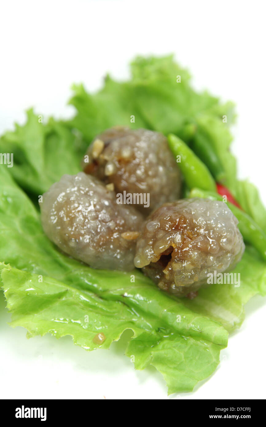 Thai Tapioca Pearl Dumplings (Saku Sai Stock Photo - Alamy