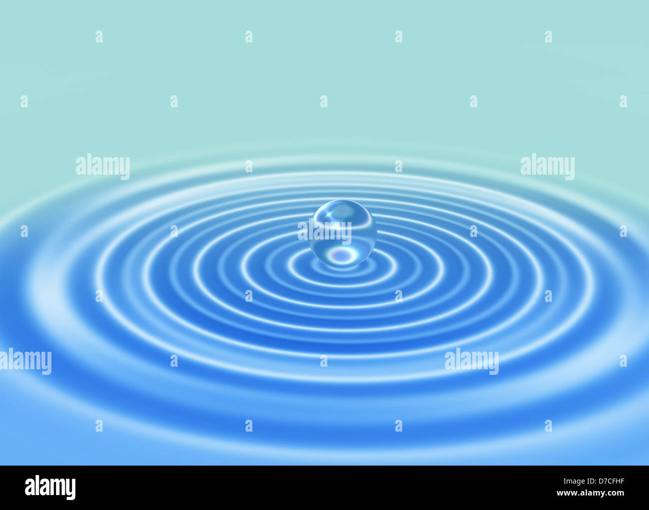 abstract water drop on ripple water background Stock Photo - Alamy