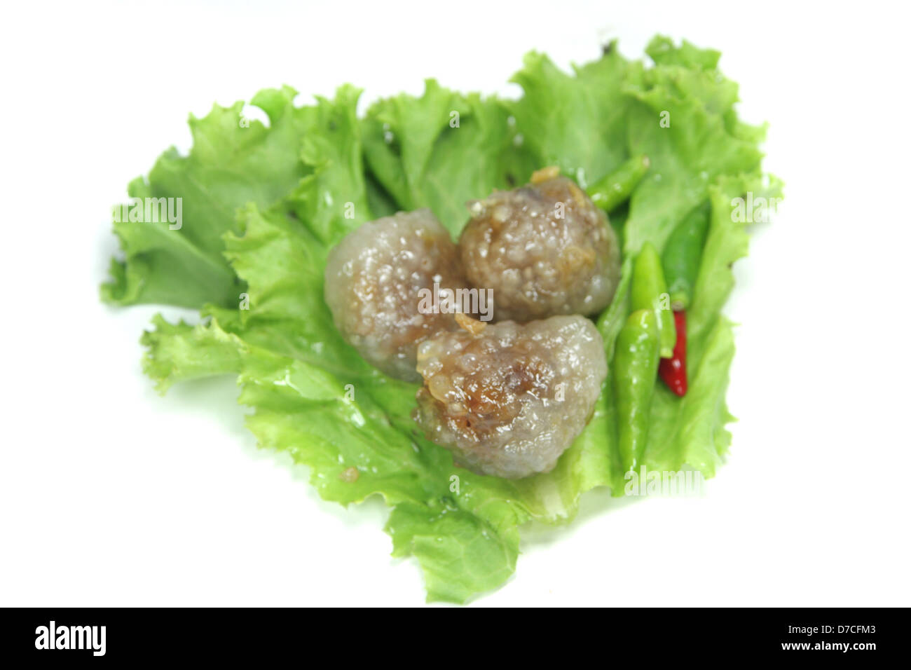 Thai Tapioca Pearl Dumplings (Saku Sai Stock Photo - Alamy