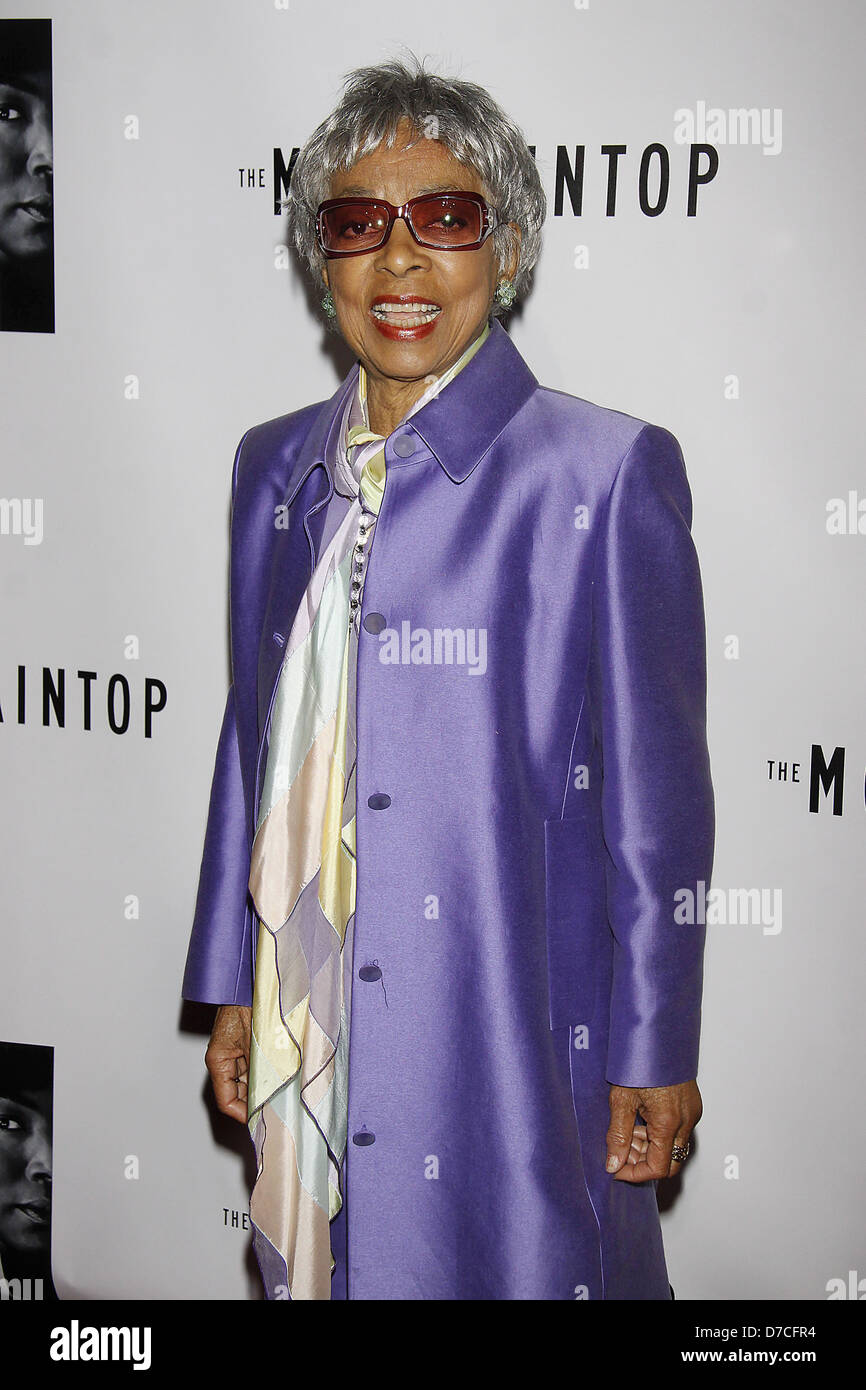 Ruby Dee Opening night of the Broadway play 'The Mountaintop' at the ...