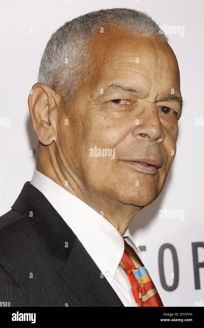 Julian Bond Opening night of the Broadway play 'The Mountaintop' at the ...