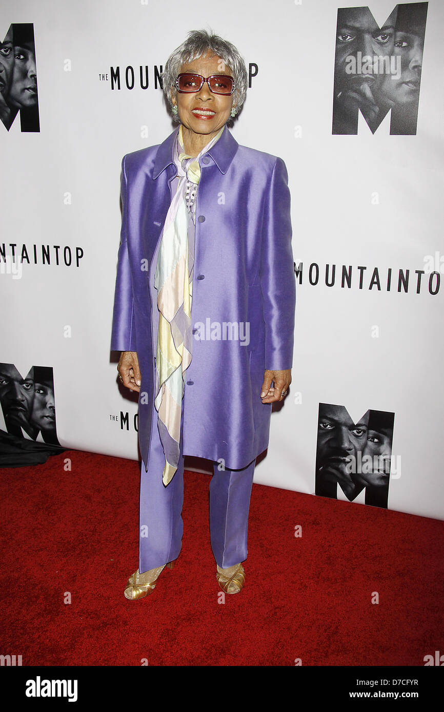 Ruby Dee Opening night of the Broadway play 'The Mountaintop' at the ...