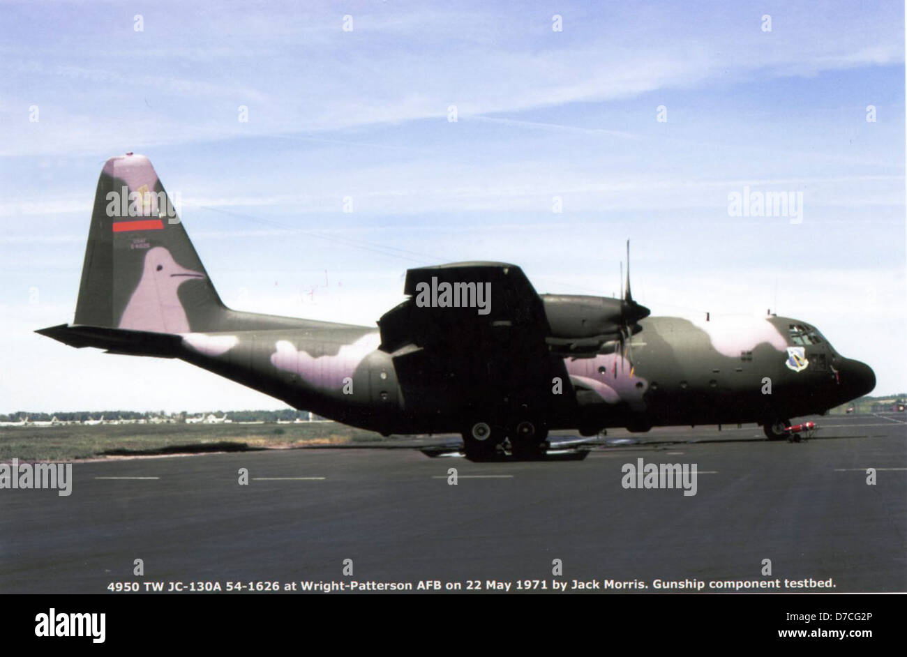 Lockheed JC-130A, 54-1626, 4950th TW, Wright Patterson AFB, 22May71 ...