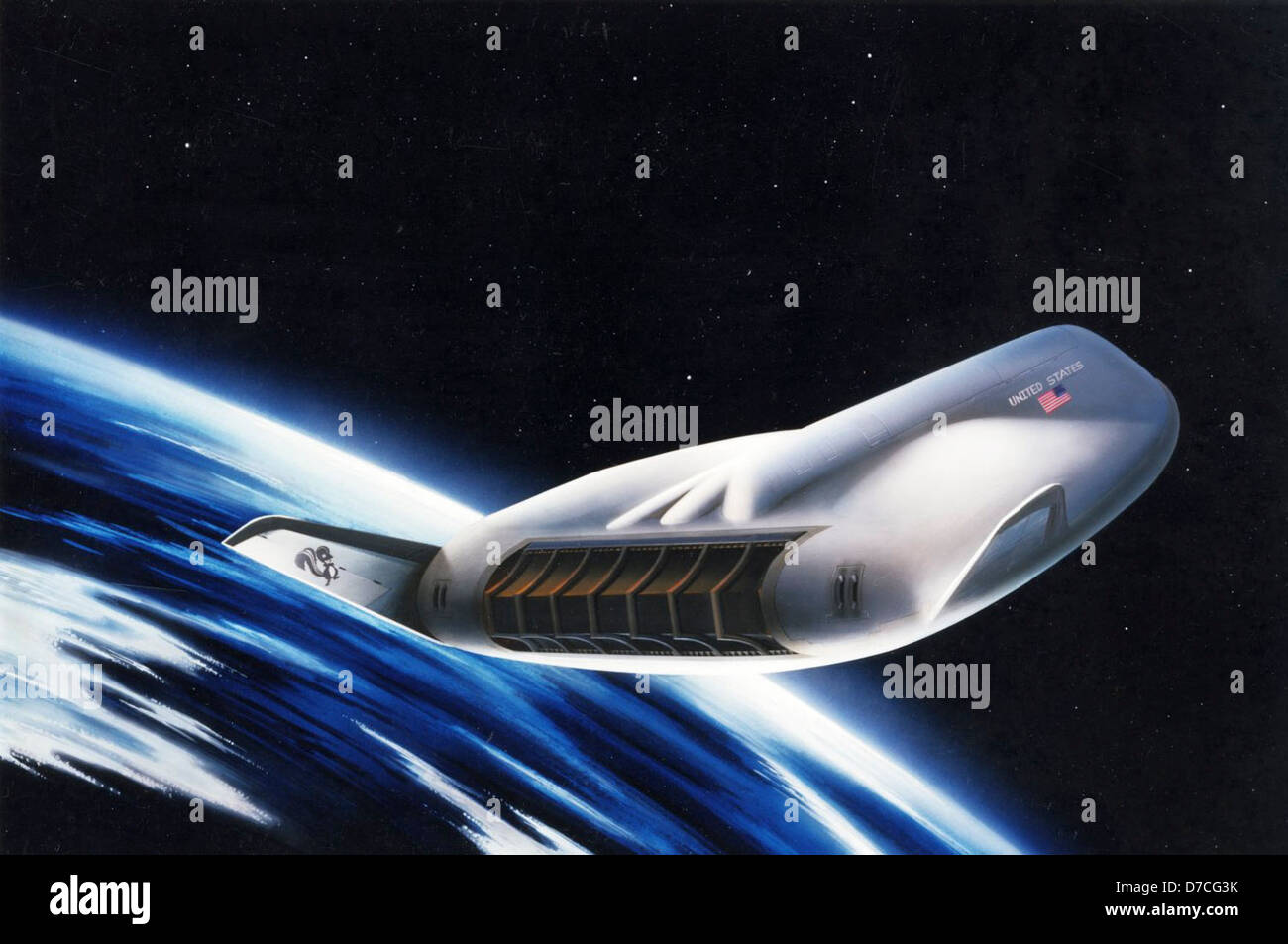 The Lockheed-Martin reusable unmanned space supply vehicle is designed ...