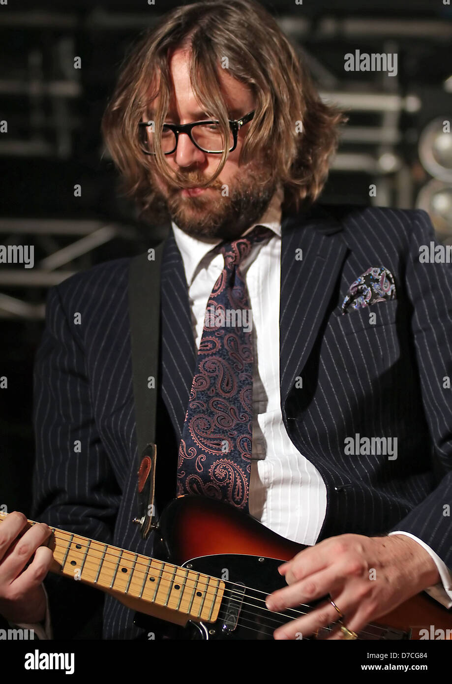 Fred Abbott of Noah and the Whale performing at Liverpool O2 Academy ...