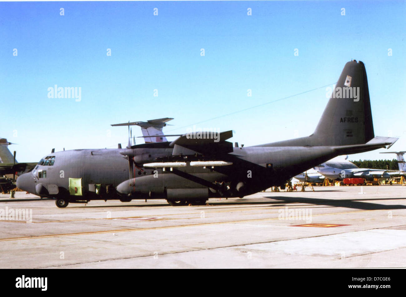 This photo shows the Lockheed AC-130A, serial number 54-1626, at Wright ...