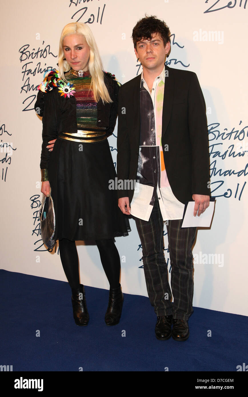 Fred Butler and Craig Lawrence The British Fashion Awards 2011 held at ...