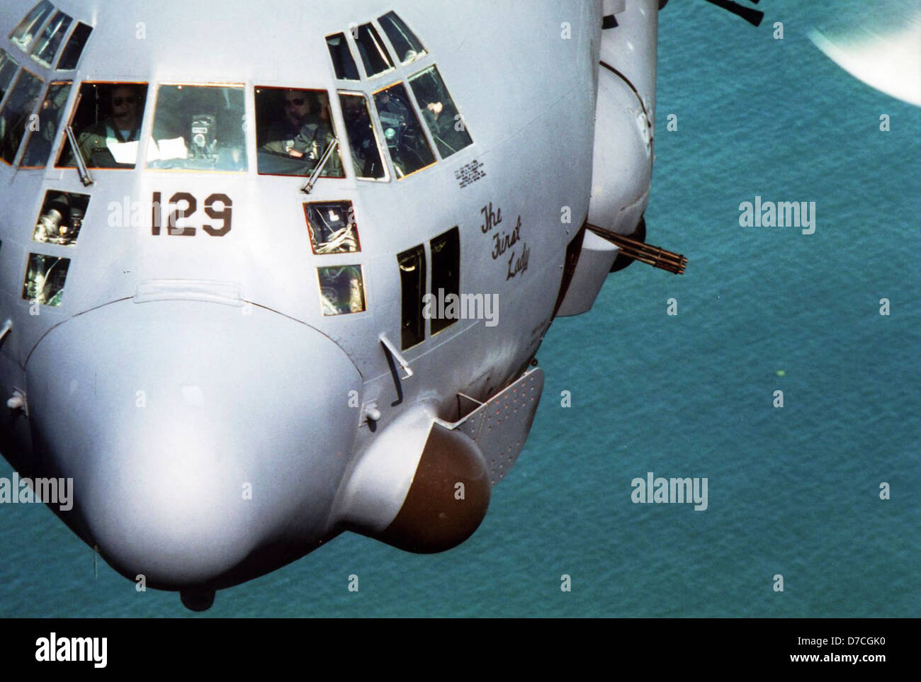 Lockheed AC-130H, 1st SOW, 20mm cannon, 1983, USAF via Mutza Stock ...