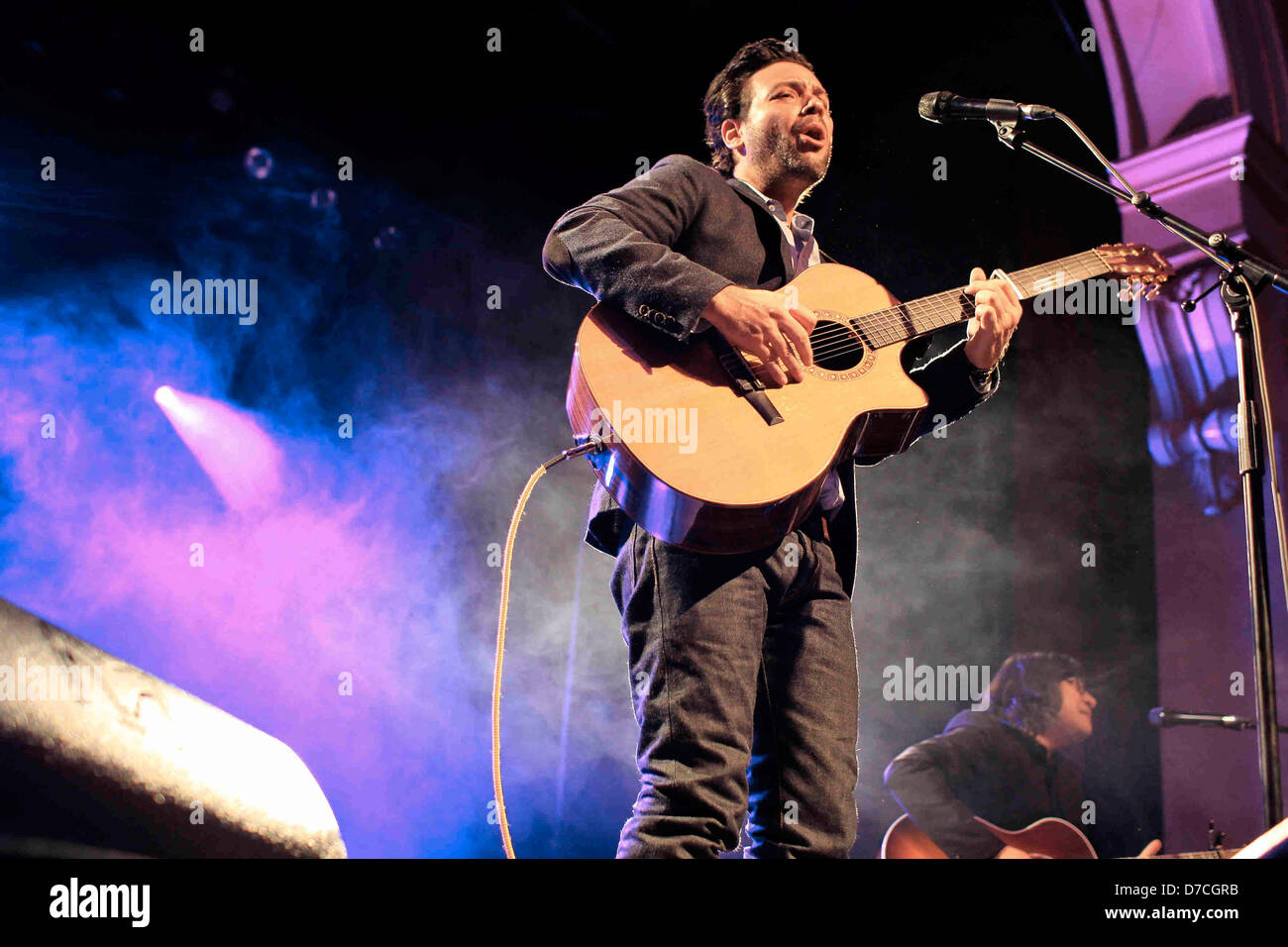 Adam Cohen, the son of Leonard Cohen, and his band Low Millions perform ...