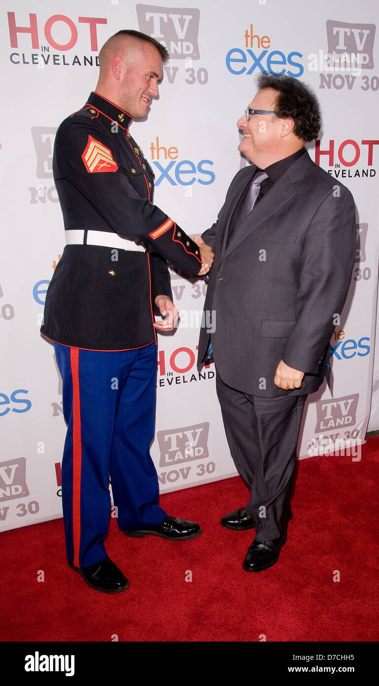 Wayne Knight and Staff Sgt Eric Worth TV Land holiday premiere party ...