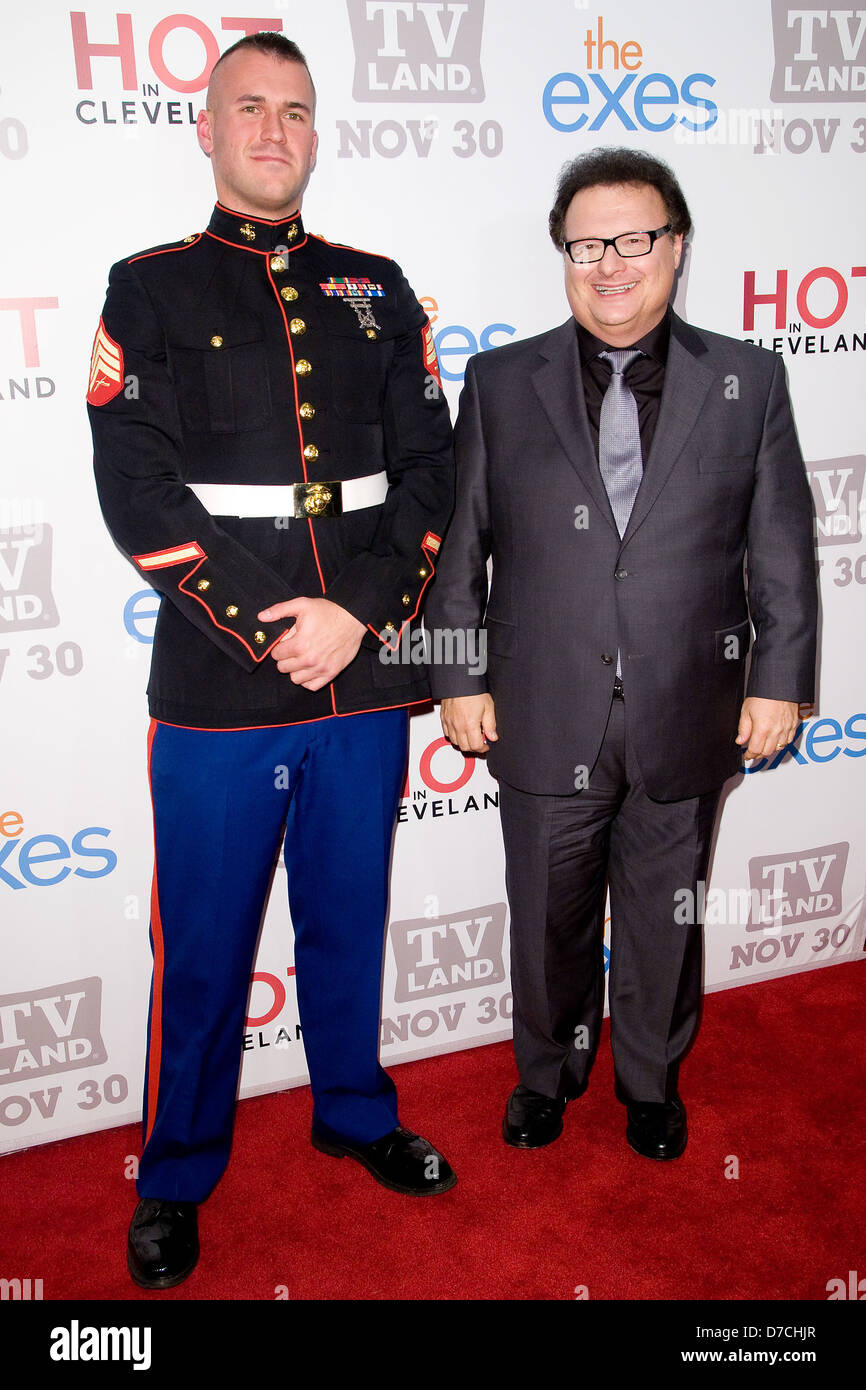Staff Sgt Eric Worth and Wayne Knight TV Land holiday premiere party ...