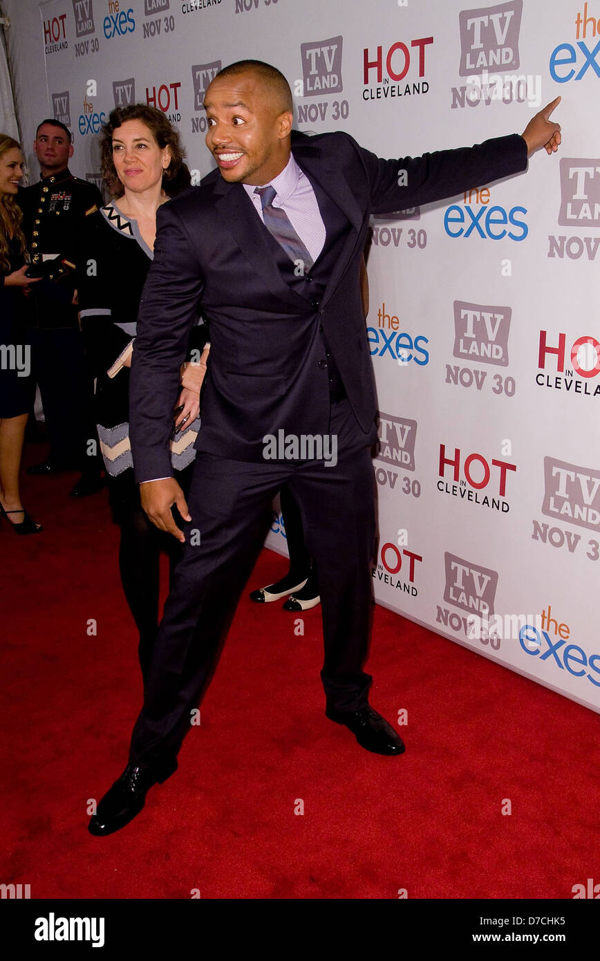 Donald Faison TV Land holiday premiere party for 'Hot in Cleveland ...