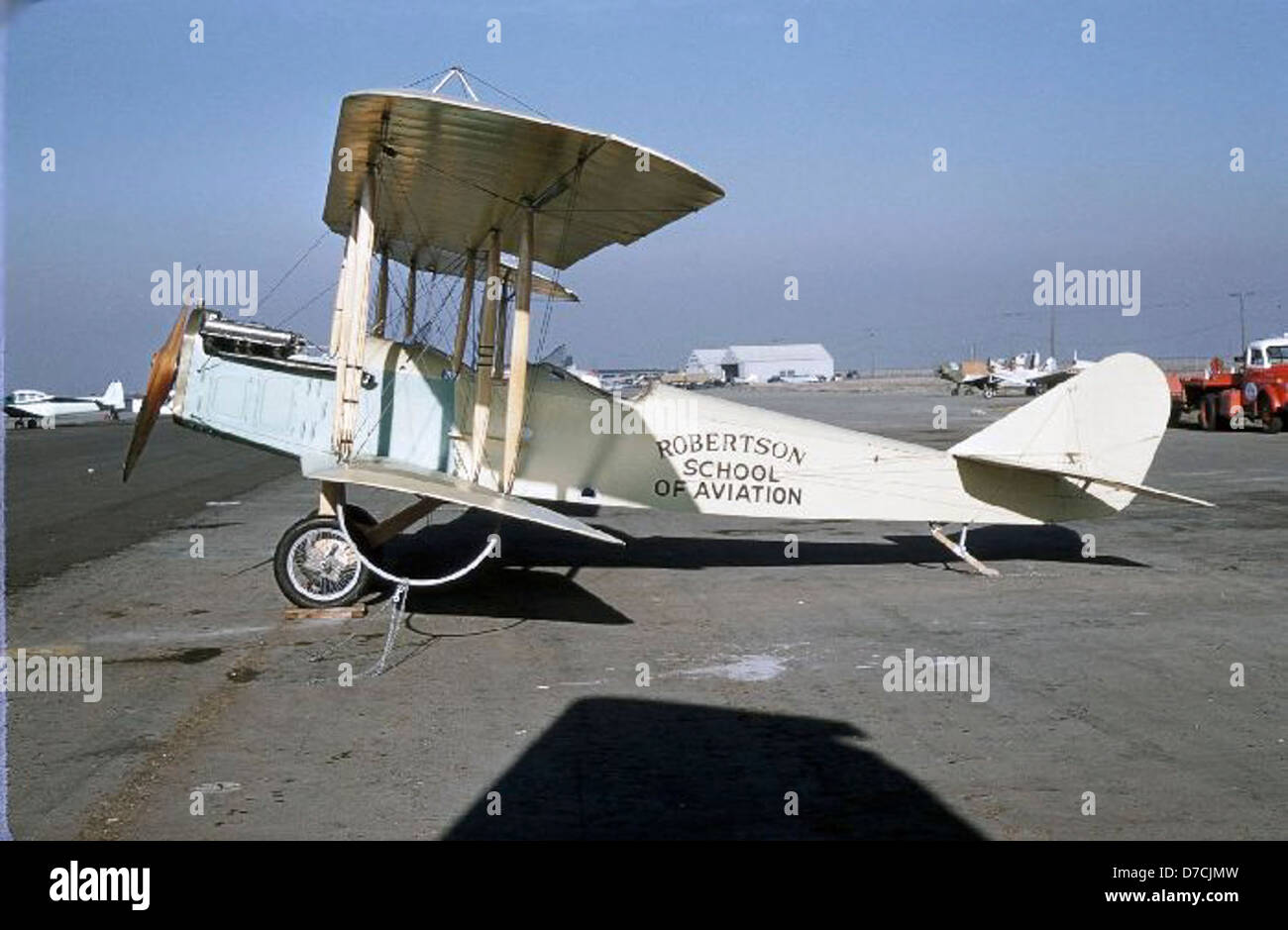 The Standard J-1, photographed at Orange County Airport, was a vintage ...