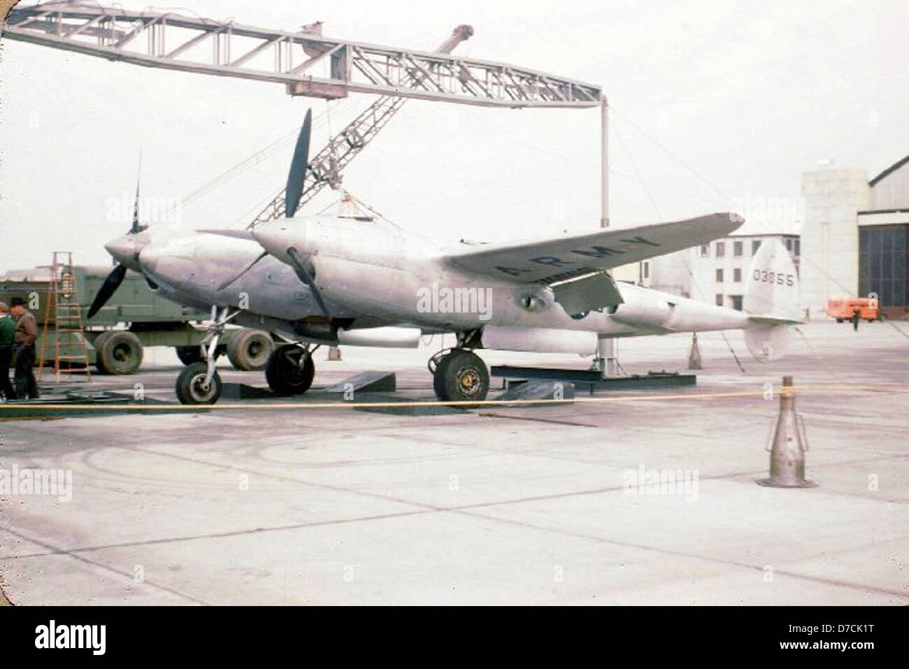 Lockheed XP-49, 40-3055, Wright Field, 1946 victory display 003920017 ...