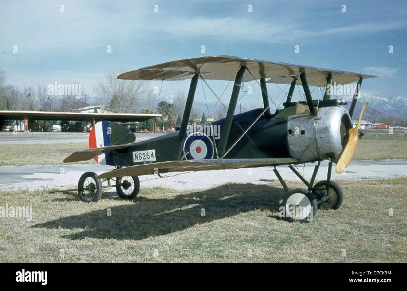 This photograph shows a Sopwith Camel F.1, a legendary World War I ...