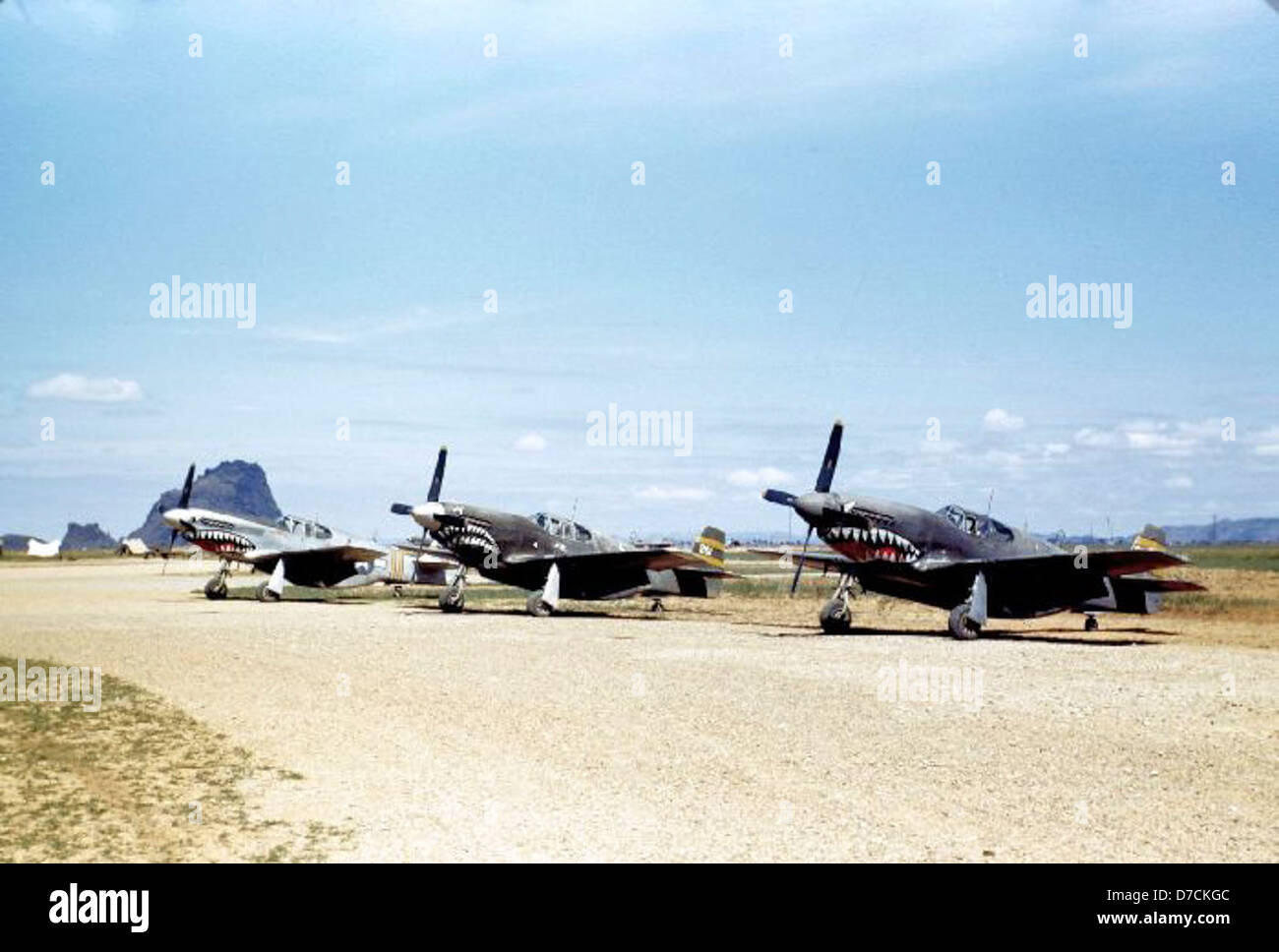 This photo depicts the North American P-51C Mustang of the 51st Fighter ...