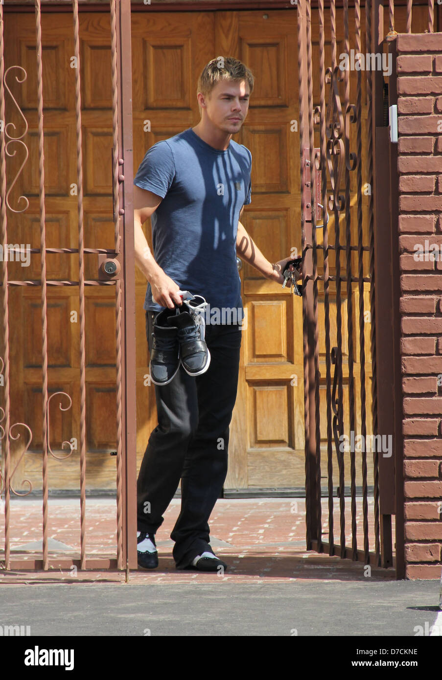 Derek Hough 'Dancing With The Stars' celebrities outside the dance ...