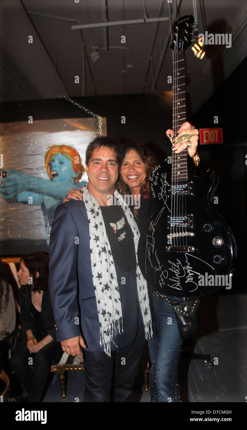 Andy Hilfiger and Steven Tyler Andrew Charles fashion line launch at ...
