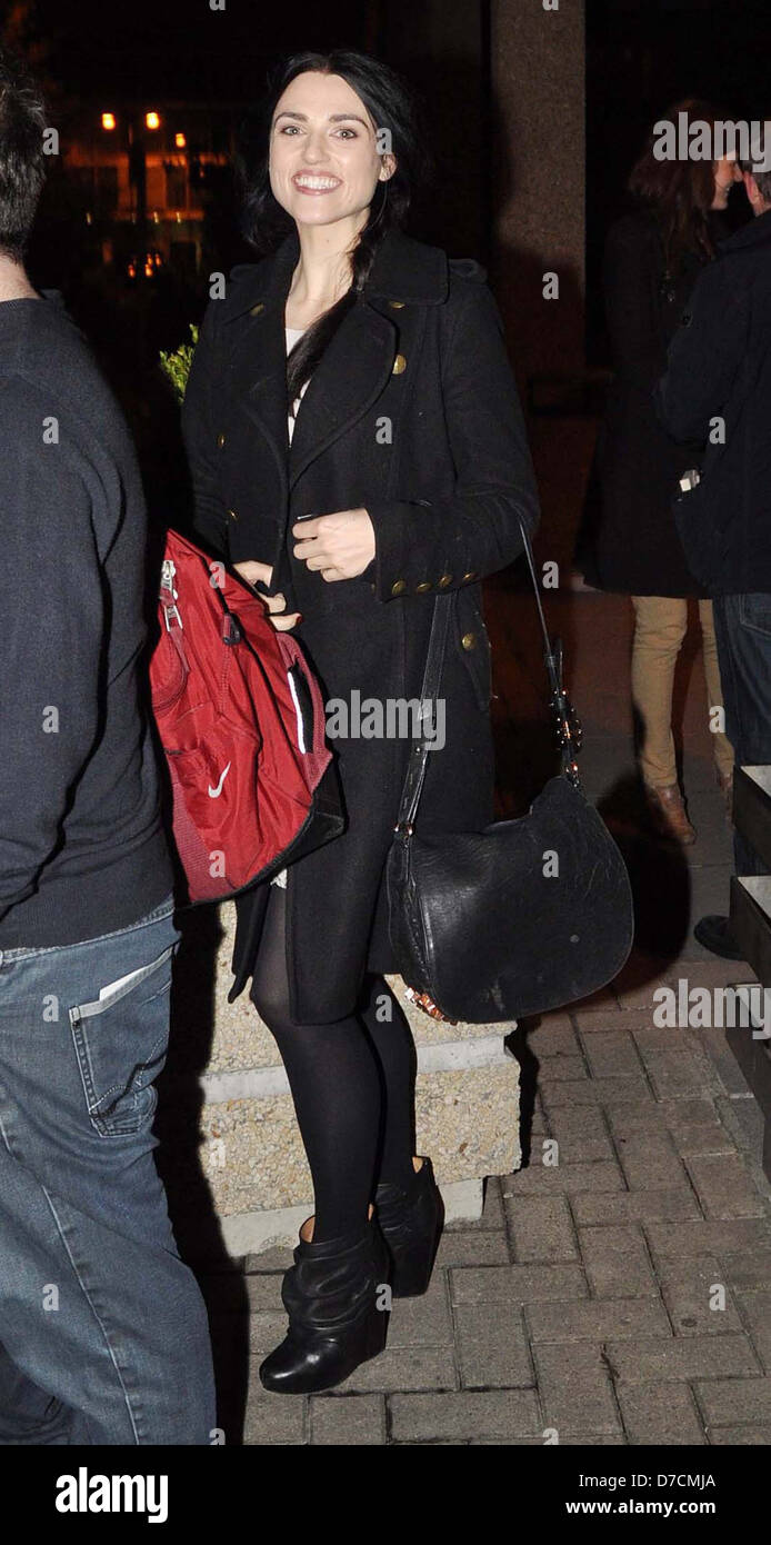 Kate McGrath outside the RTE studios for 'The Late Late Show ' Dublin ...