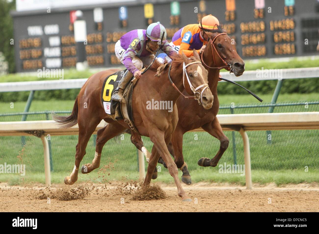 Louisville, Kentucky, USA. 3rd May 2013. Princess of Sylmar with Mike ...
