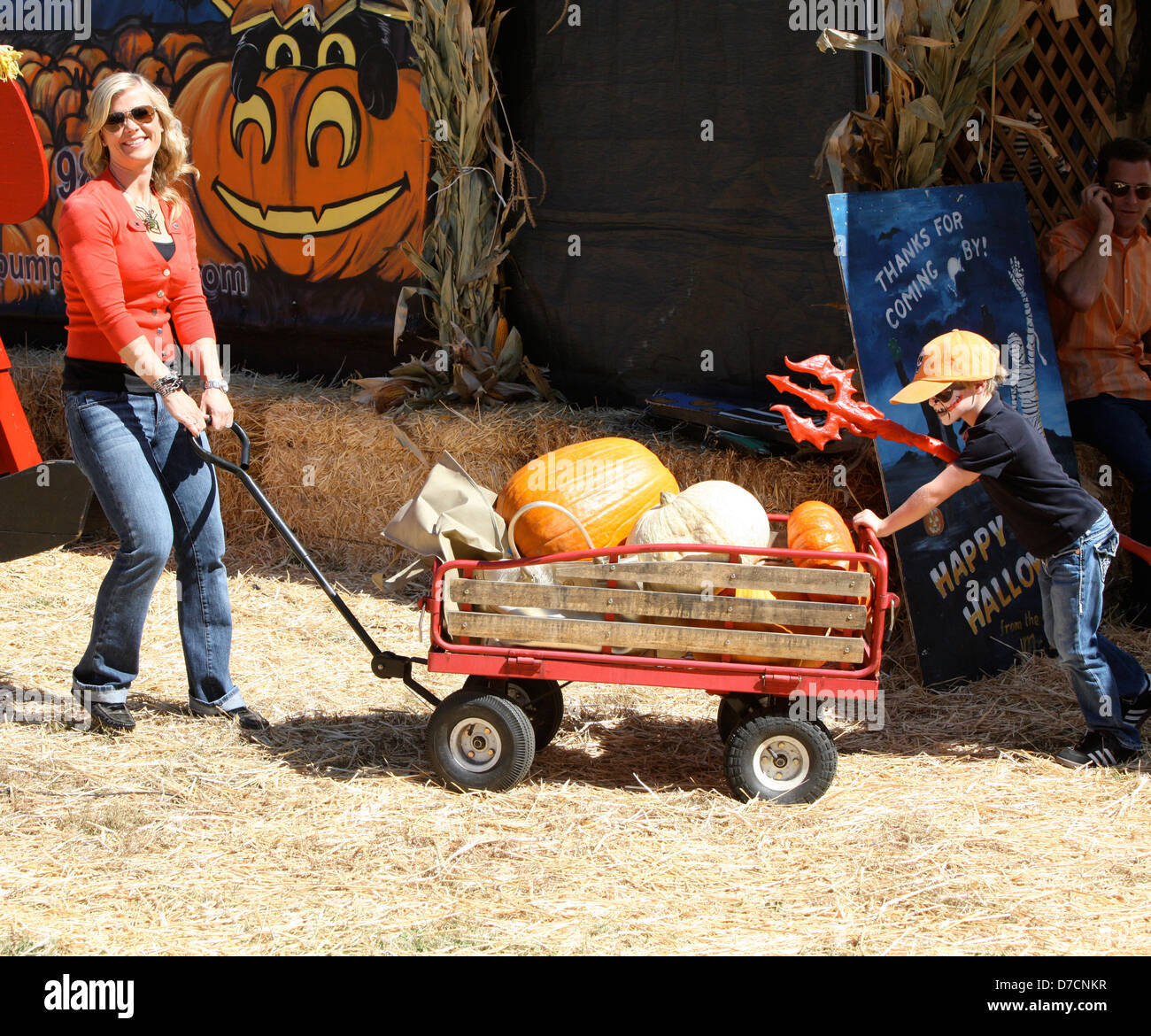 Alison Sweeney Celebrities attend the opening day at Mr. Bones Pumpkin ...