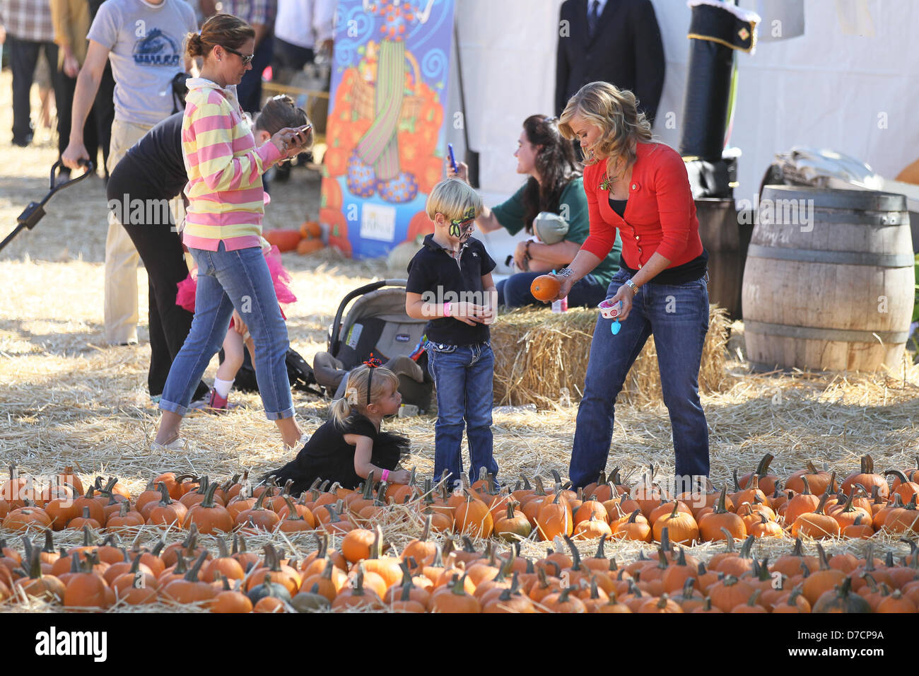Alison Sweeney Celebrities attend the opening day at Mr. Bones Pumpkin ...