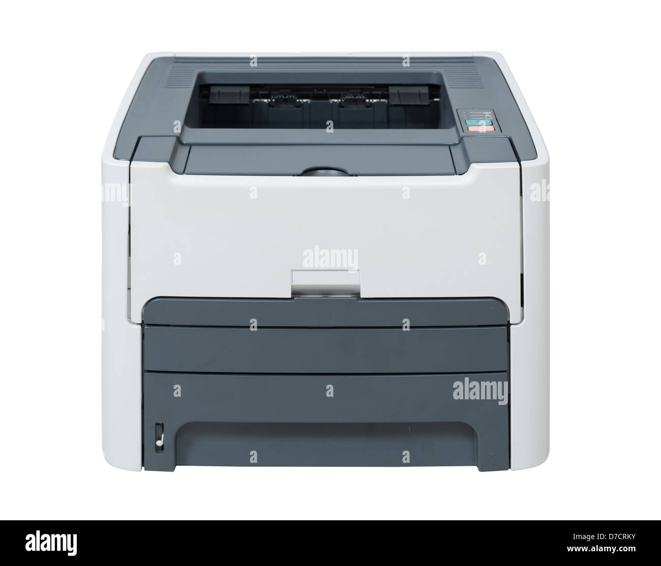 Laser printer isolated on over white with clipping path Stock Photo - Alamy