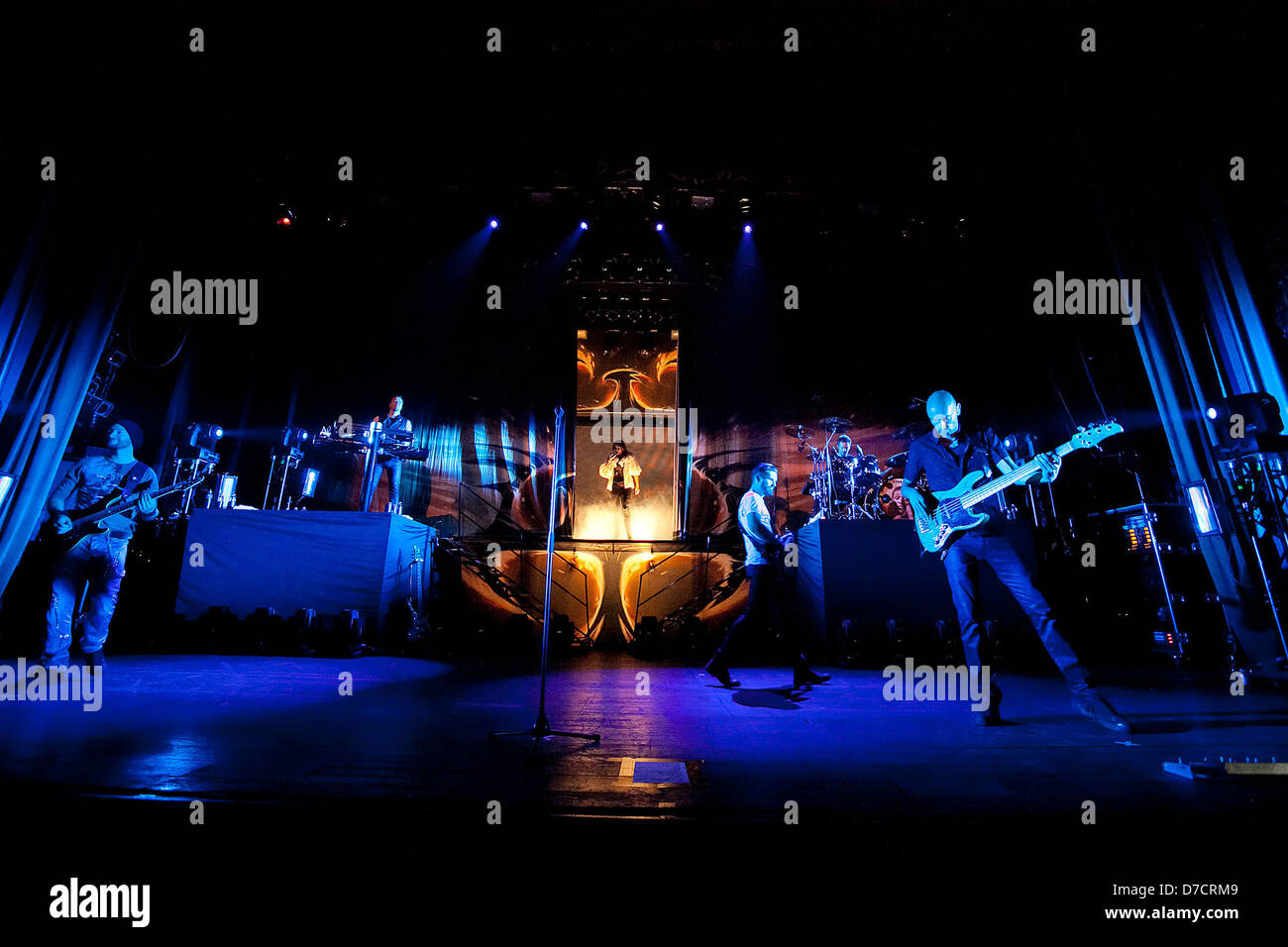 Dutch symphonic metal/rock band Within Temptation performing live at ...