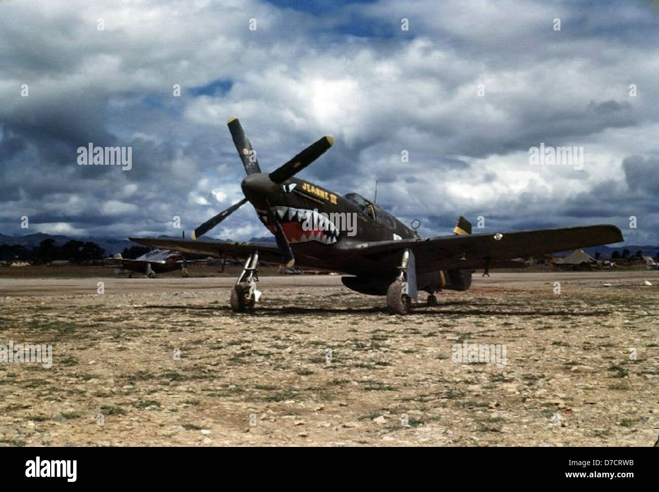 The North American P-51C Mustang, used by the 51st Fighter Group and ...