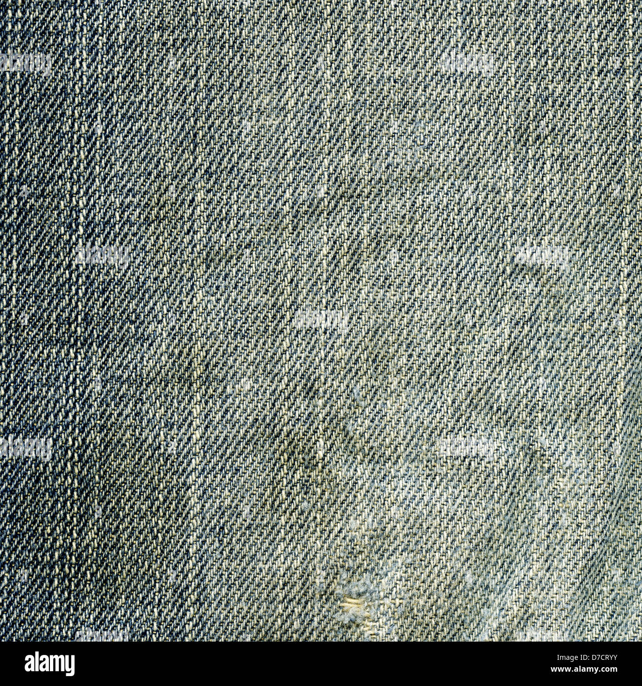 High resolution scan what used to be blue denim fabric worn-out look ...