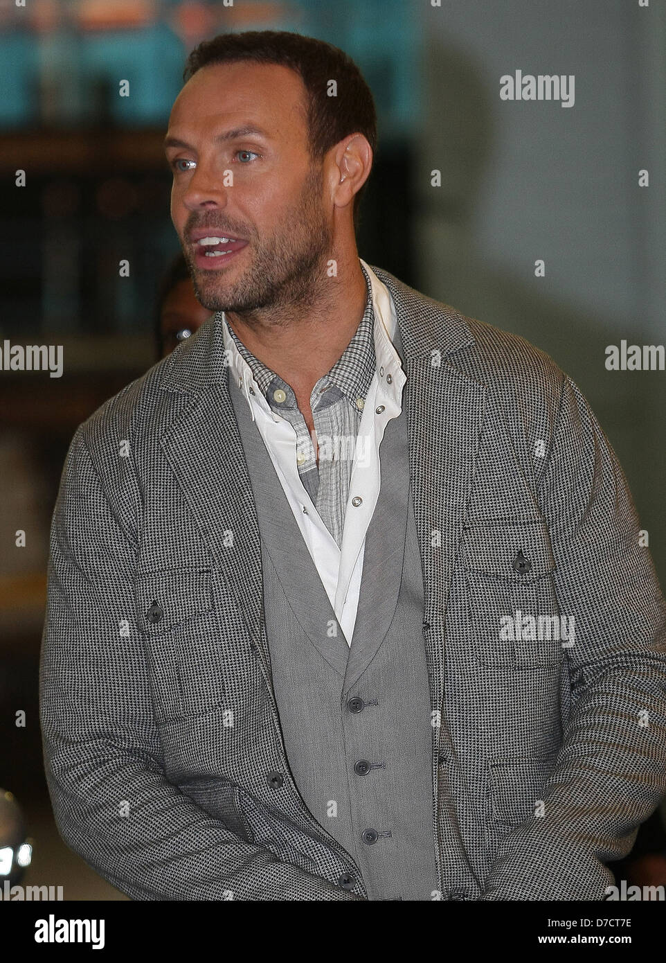 Jason Gardiner outside the ITV studios London, England - 12.10.11 Stock ...
