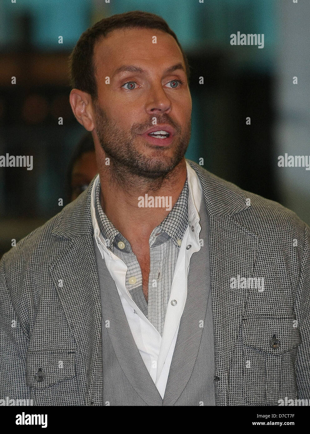 Jason Gardiner outside the ITV studios London, England - 12.10.11 Stock ...