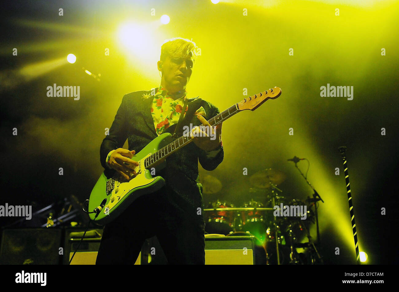 Neon Trees guitarist Chris Allen performs at Hard Rock live at the ...