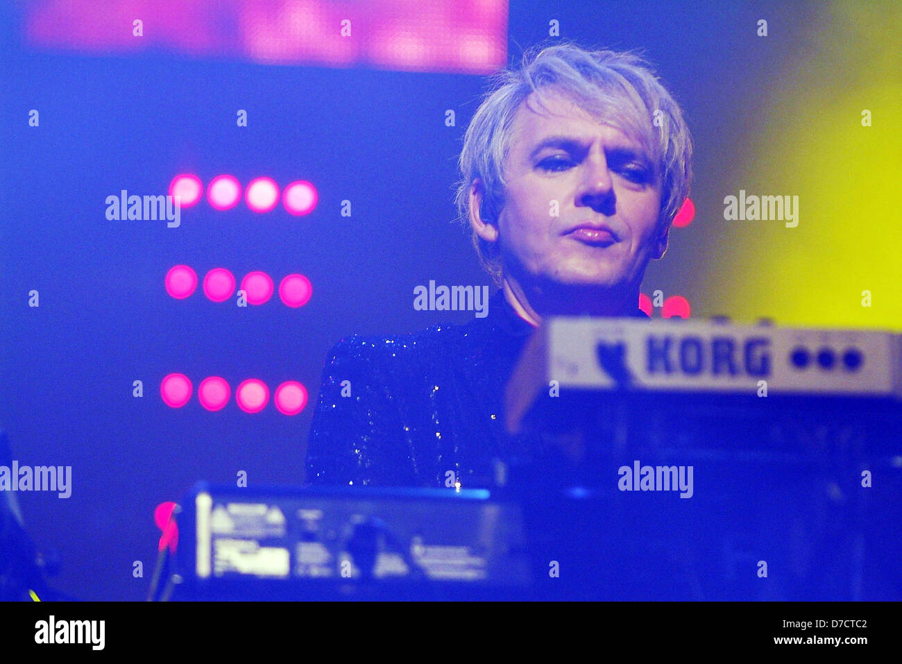 Nick Rhodes of Duran Duran performs at Hard Rock live at the Seminole ...