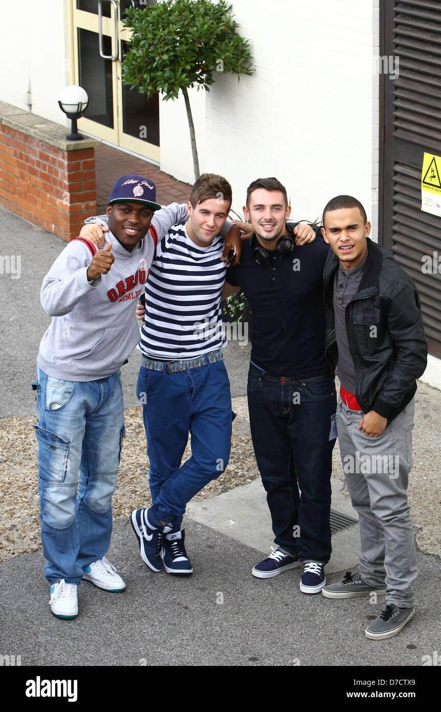 Derry Mensah, Andrew Merry, Charlie Healy and Ashley Baptiste of The ...