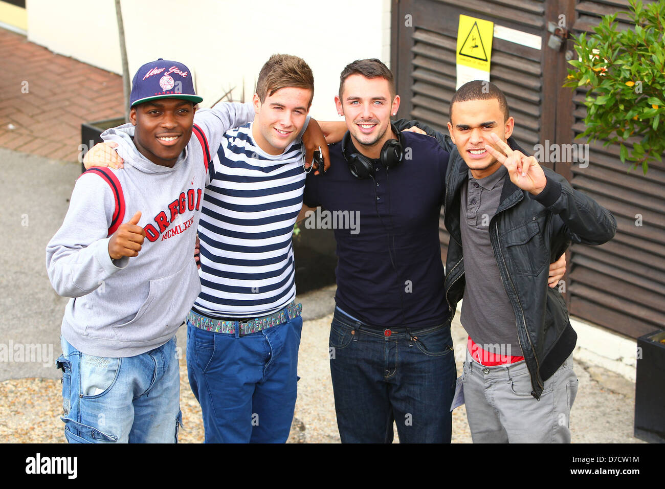 Derry Mensah, Andrew Merry, Charlie Healy and Ashley Baptiste of The ...