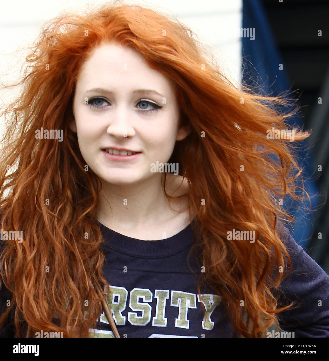 Janet Devlin arriving at 'The X Factor' studios London, England - 13.10 ...