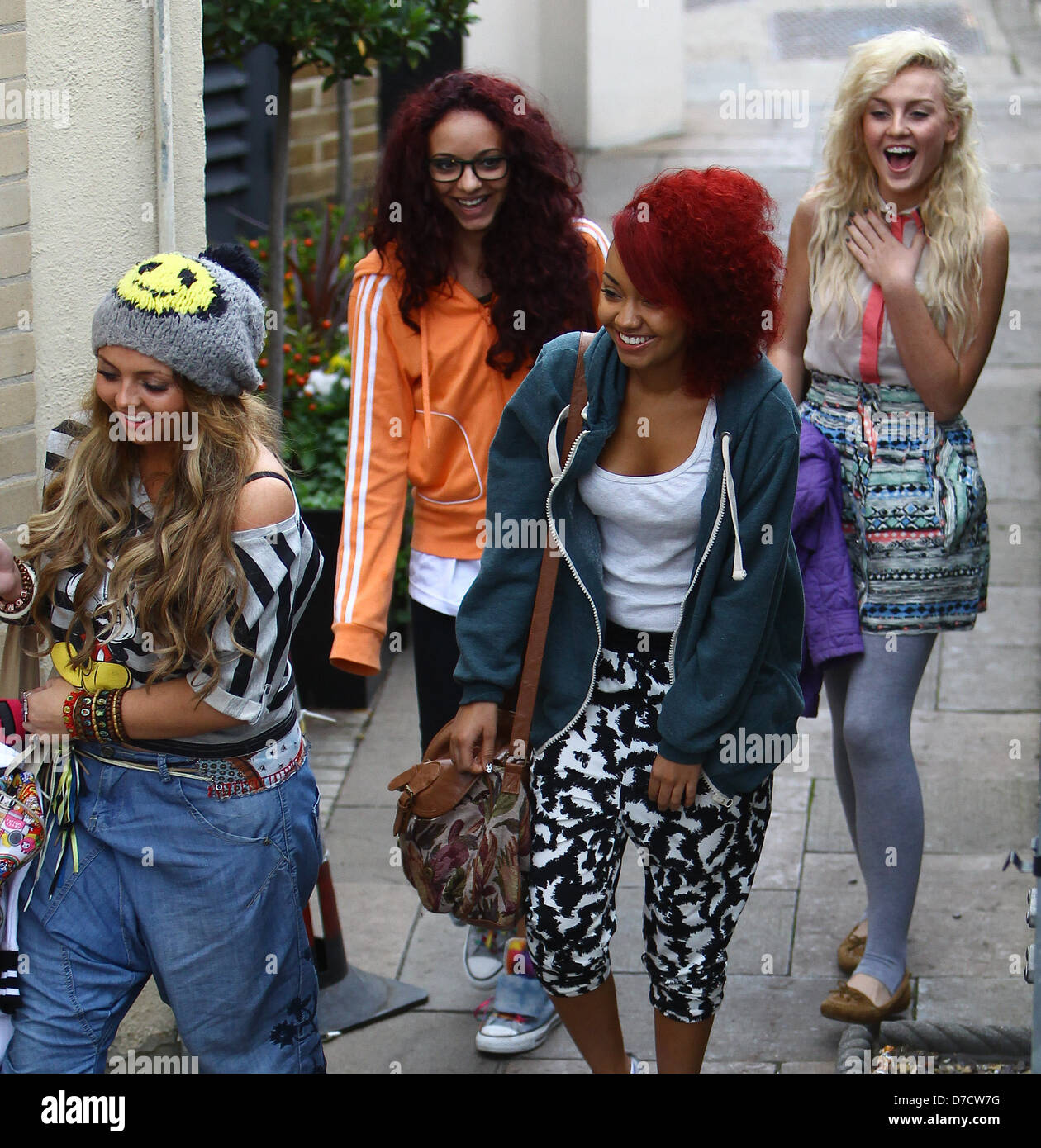 Little Mix (Formerly Rhythmix) arriving at 'The X Factor' studios ...