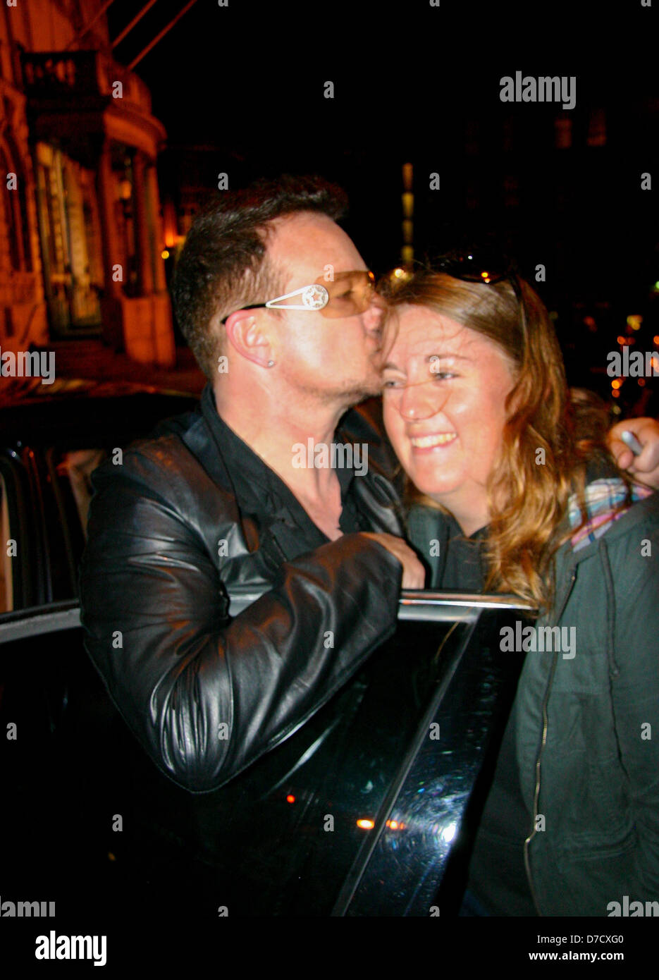 U2 bono with car hi-res stock photography and images - Alamy