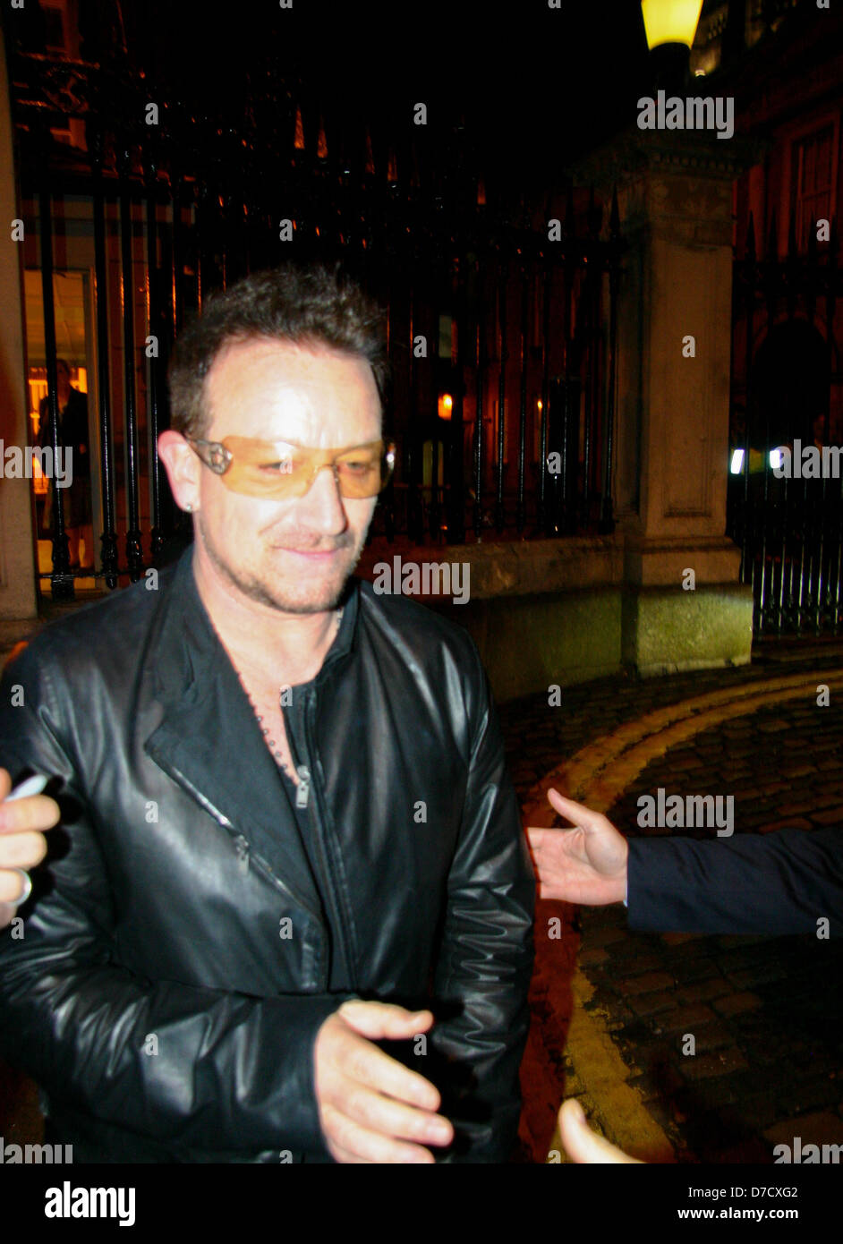 Bono of U2 signs autographs and poses for photos with fans at Dublin ...