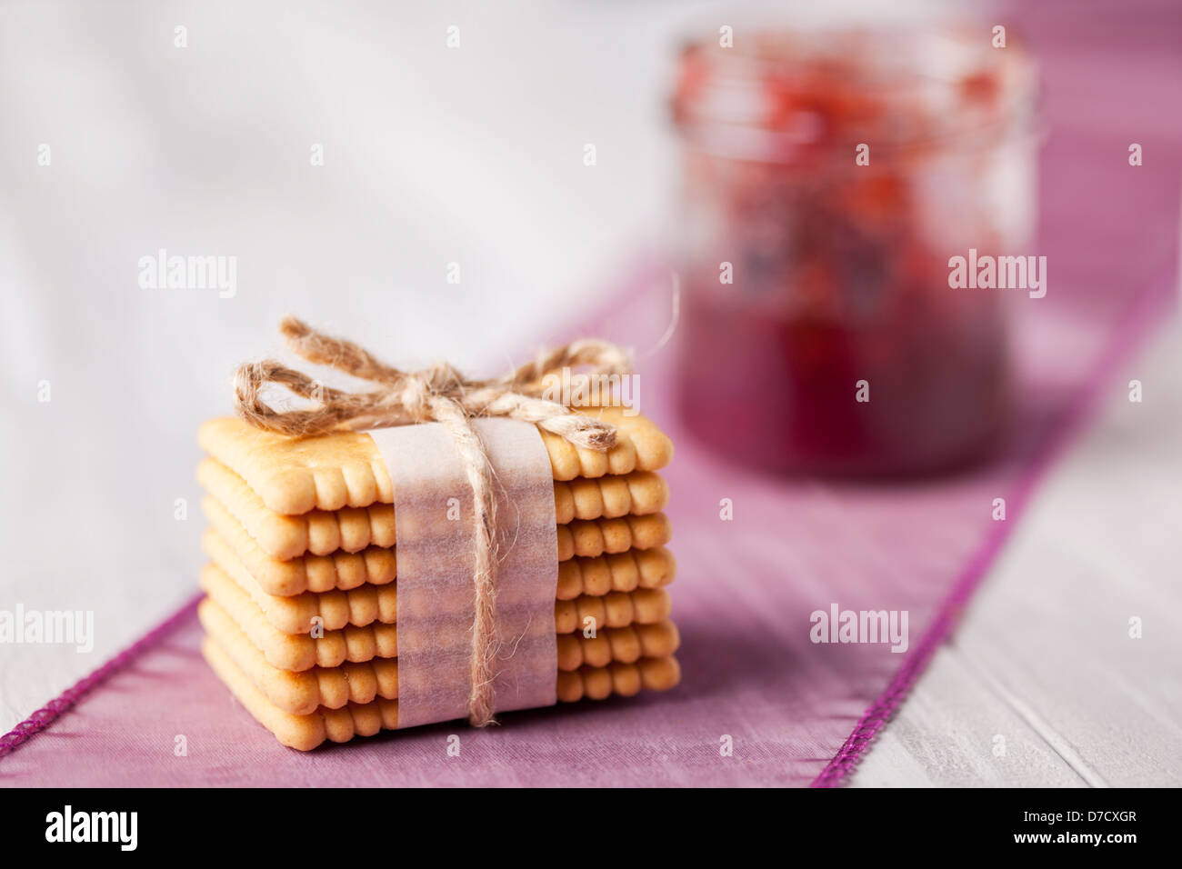 Biscuits tied with string hi-res stock photography and images - Alamy
