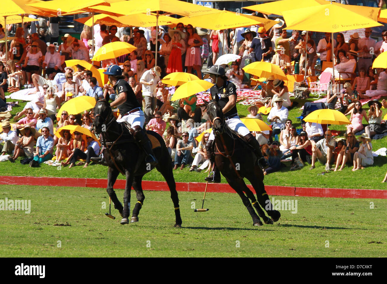 Nacho Figueras The Veuve Clicquot Polo Classic match at Will Rogers ...