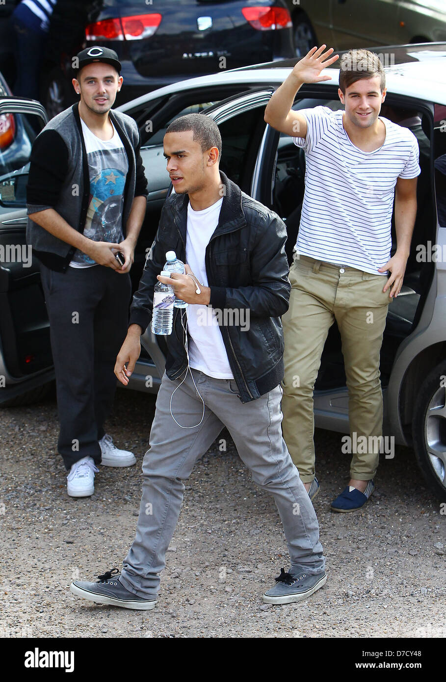 X Factor' finalist Charlie Healy, Ashley Baptiste and Andrew Merry of ...