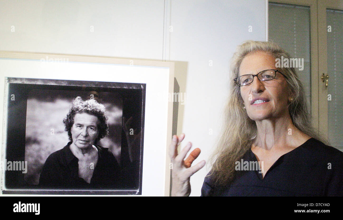American portrait photographer Annie Leibovitz at the grand opening of ...