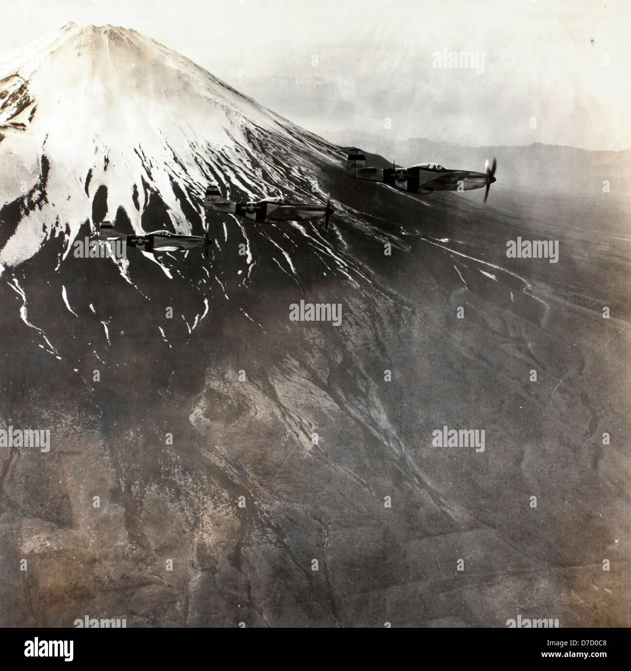 This photograph from Charles Daniels' album shows an F-6 aircraft ...